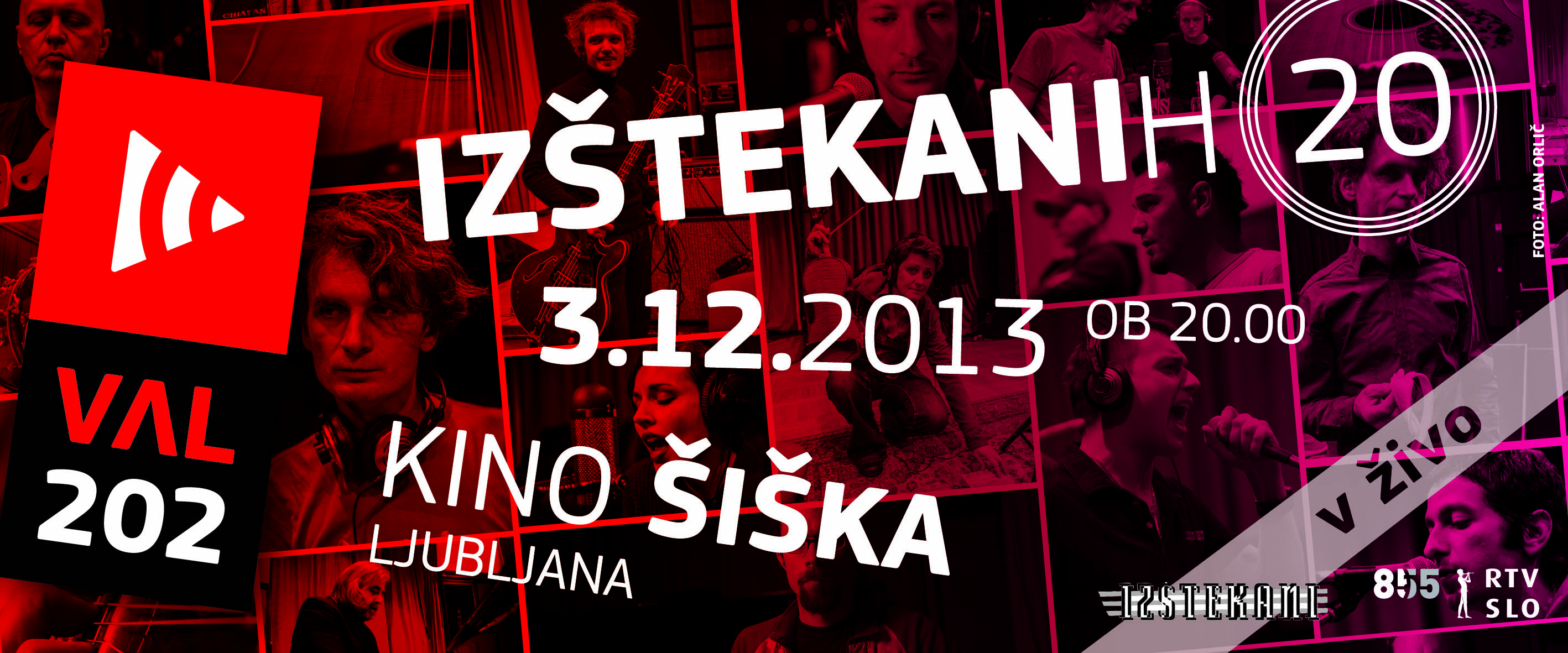 VAL 202 – IZŠTEKANIH 20 – Kino Šiška