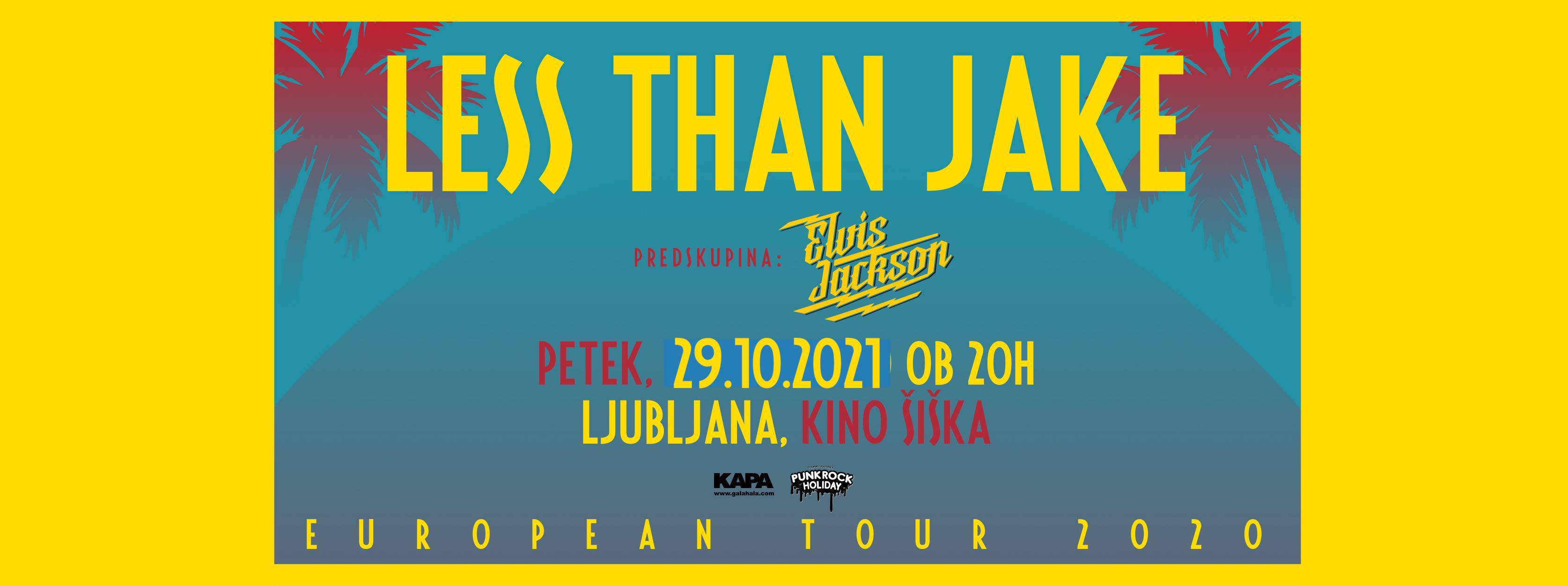 Less Than Jake concert postponed – Kino Šiška