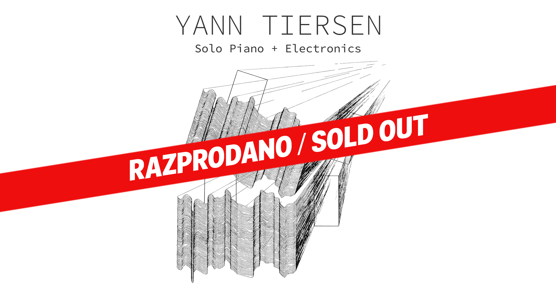 YANN TIERSEN: Solo Piano + Electronics I SOLD OUT – Kino Šiška