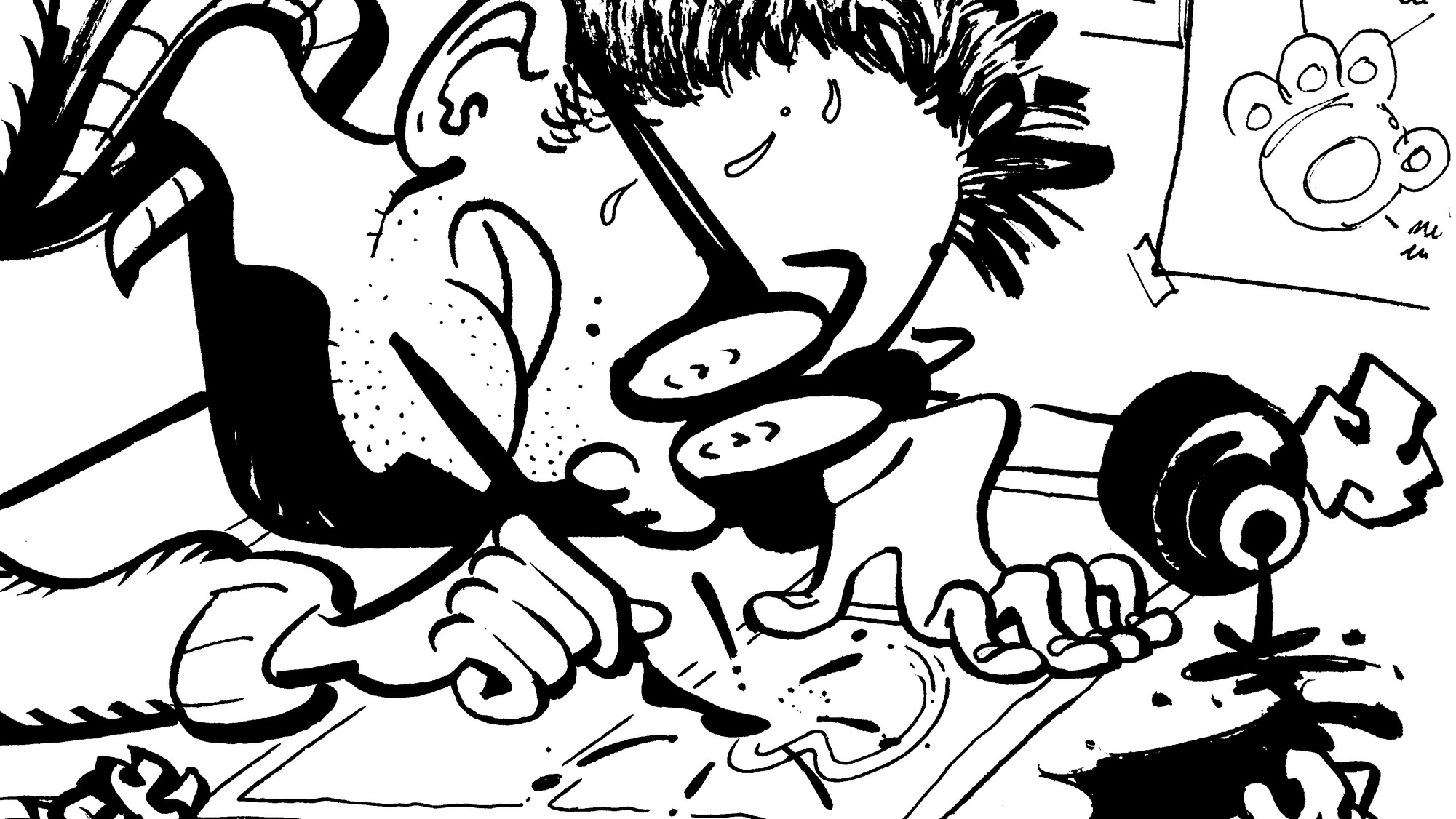 Spilt ink | PORTRAIT OF A COMICS ARTIST – Kino Šiška